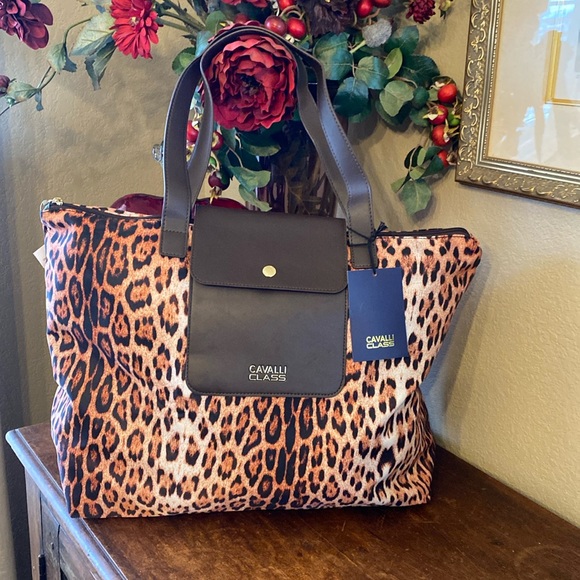 Cavalli Class | Bags | Extra Large Cavalli Class Tote | Poshmark